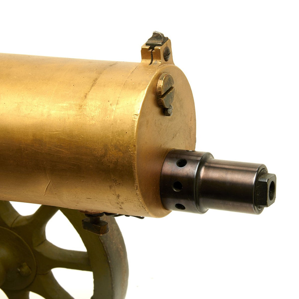 Original Russian M1910 Brass Maxim Display Machine Gun with Brass ...
