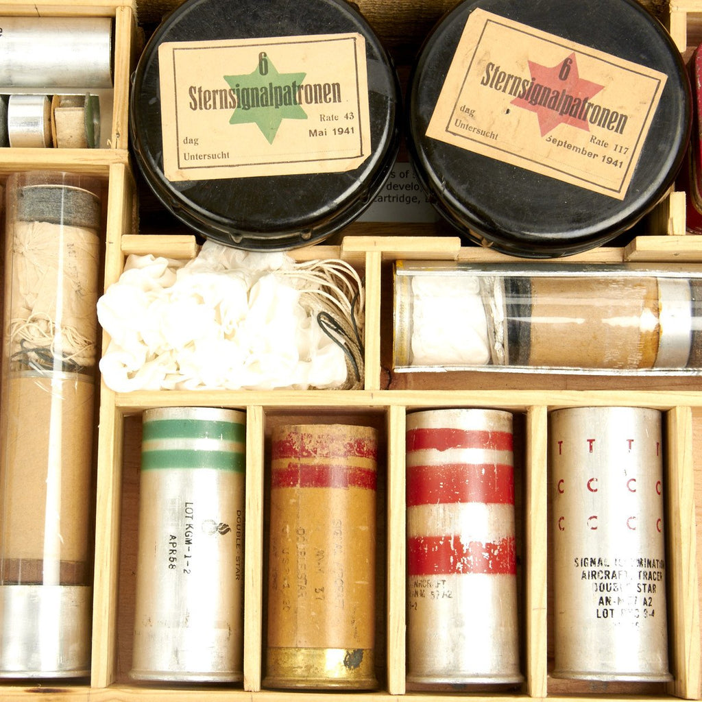 Original WWI & WWII Military Pyrotechnic Signal Collection ...
