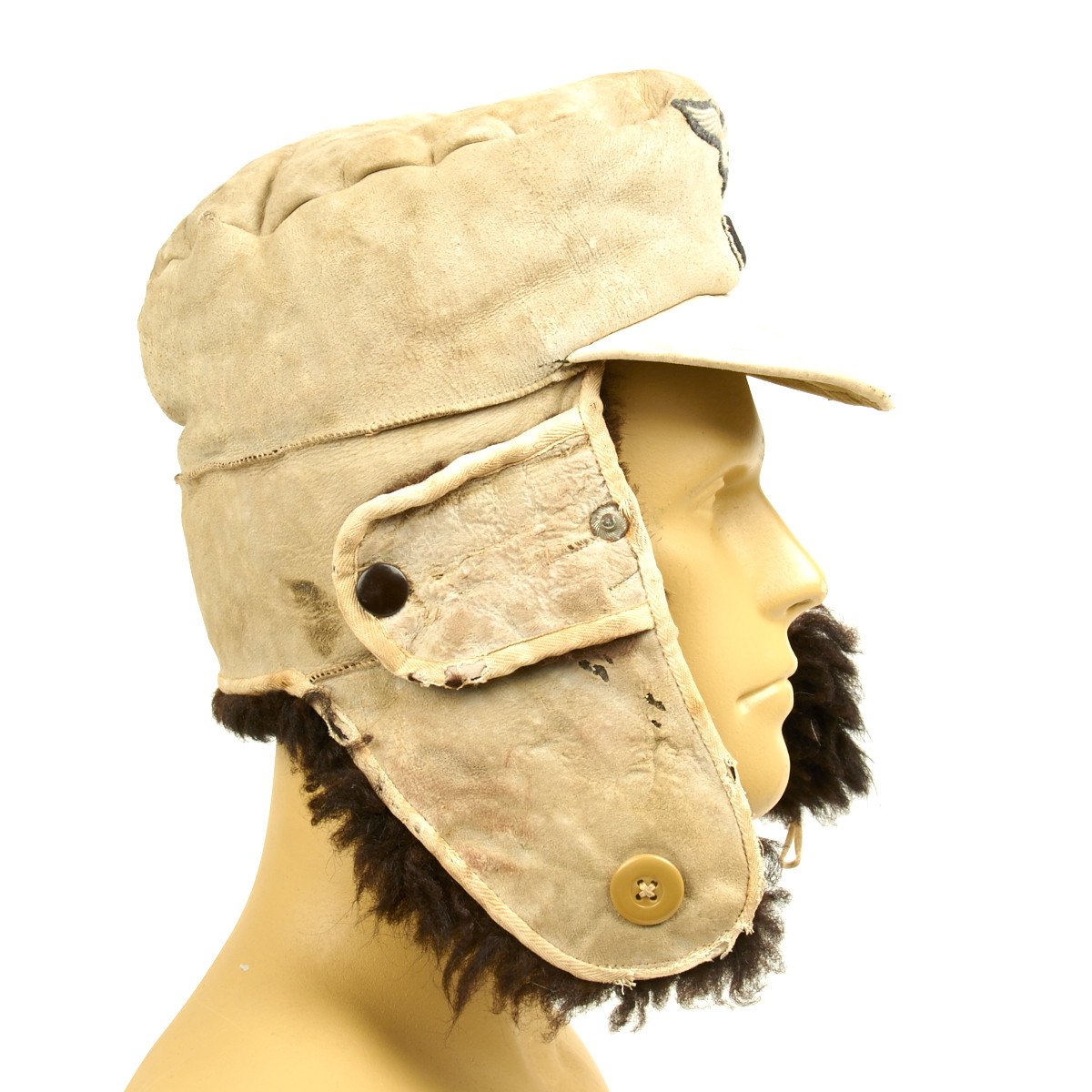 Original German Luftwaffe M43 Winter Field Cap - Pelzmütze ...