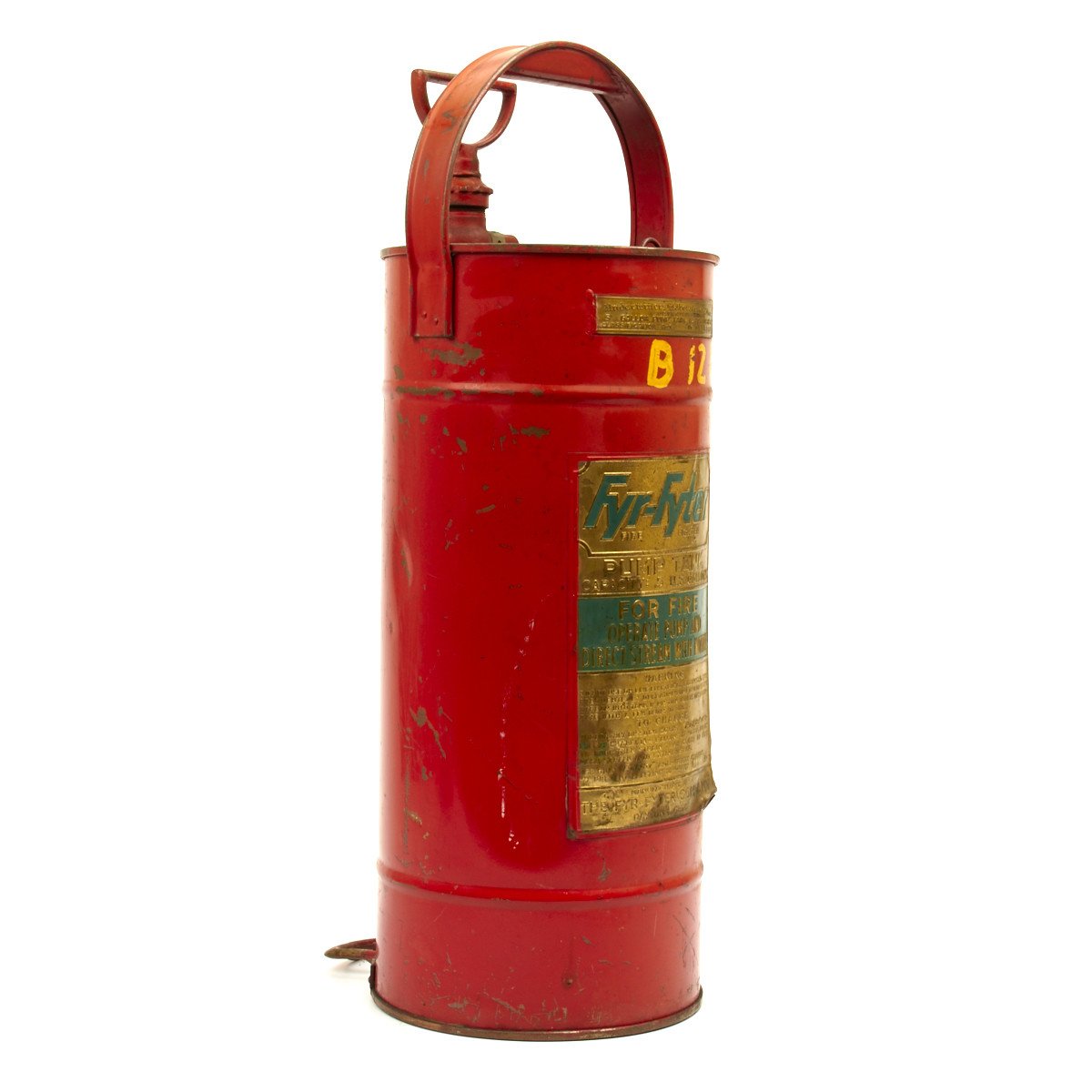 U.S. WWII USAAF Fyr Fyter Pump Tank Fire Extinguisher - 5 Gallon ...