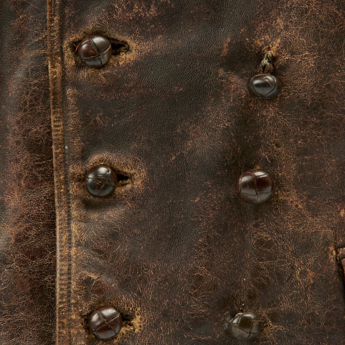 Original German WWII Officer Brown Leather 6th Panzer Division Wrap ...