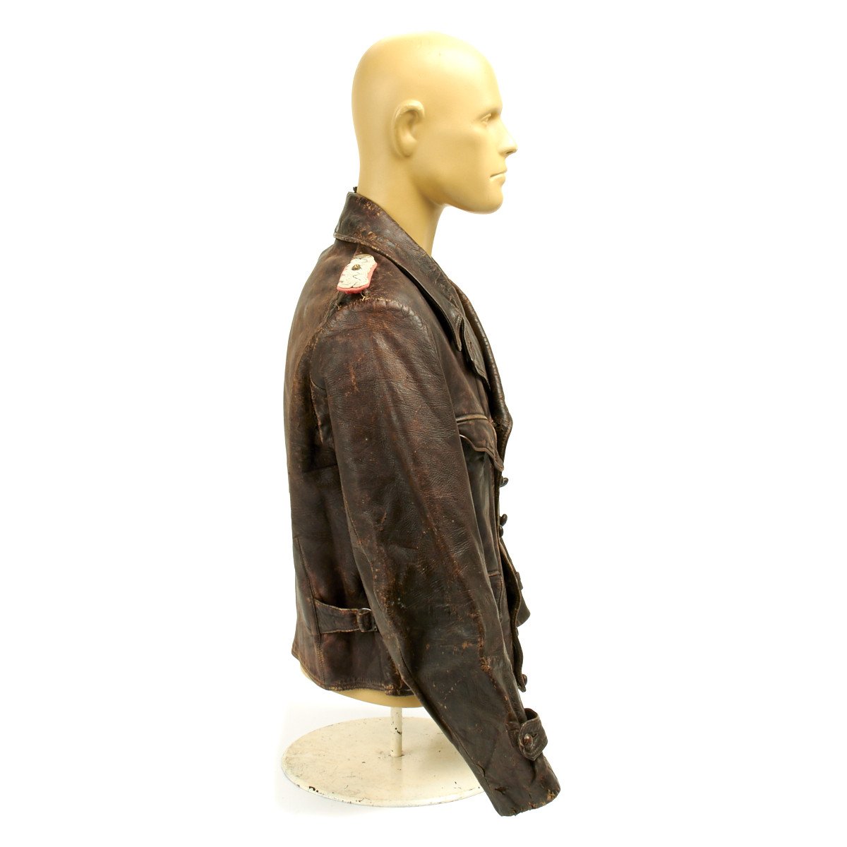 Original German WWII Officer Brown Leather 6th Panzer Division Wrap ...