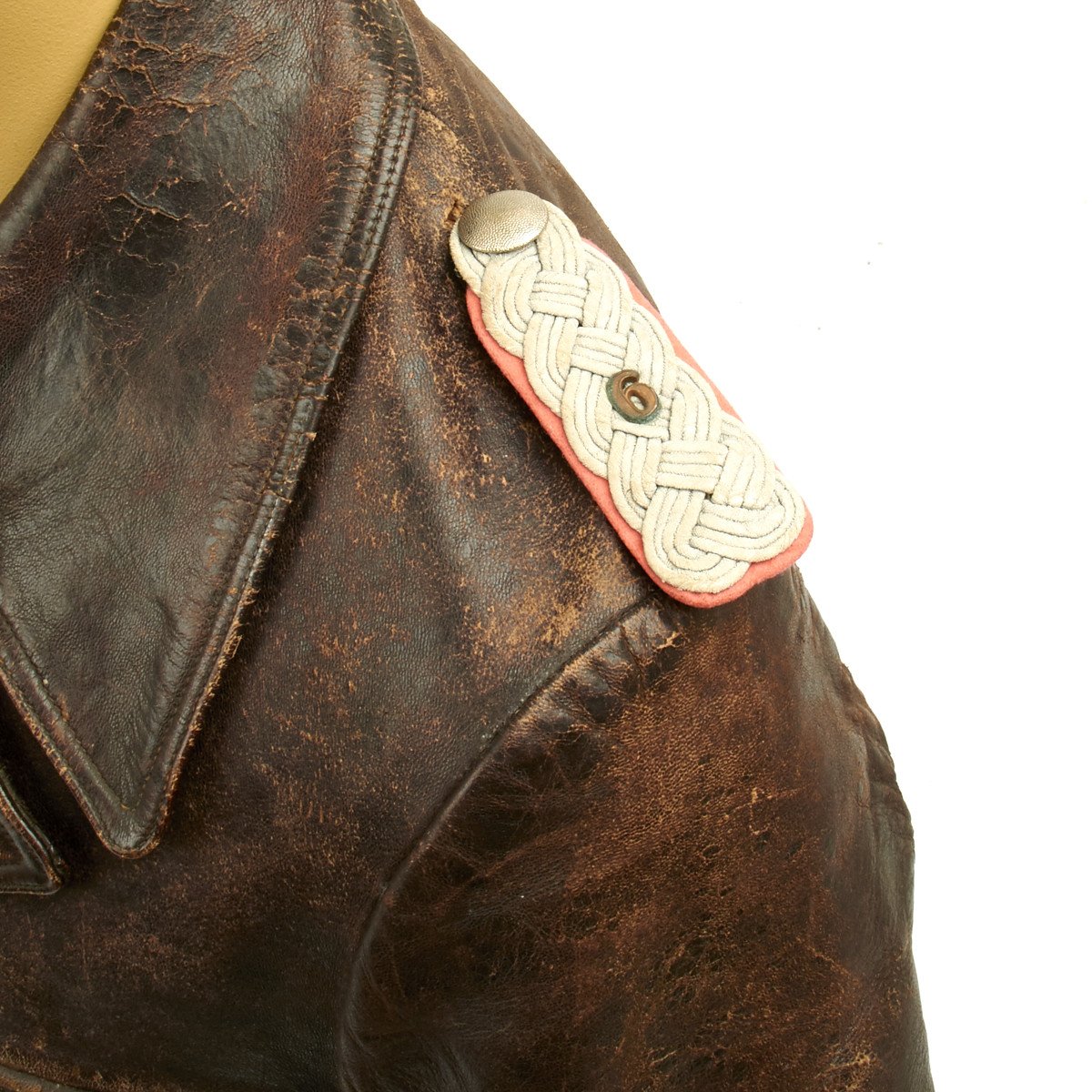 Original German WWII Officer Brown Leather 6th Panzer Division Wrap ...