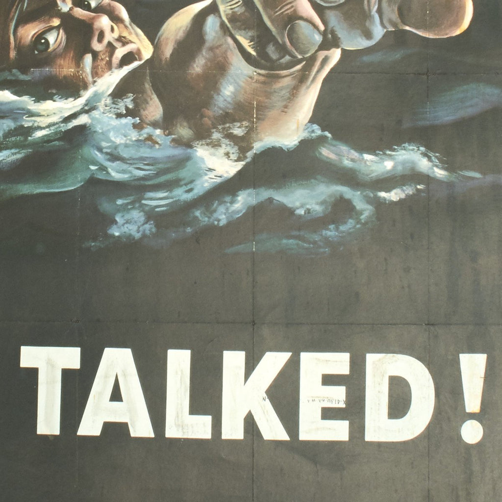 Original U.S. WWII 1942 Someone Talked OWI Propaganda Poster by Fritz ...