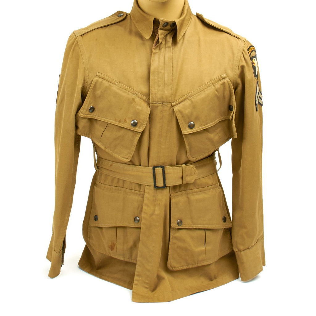 Original U.S. WWII 101st Airborne M1942 Named Paratrooper Uniform ...
