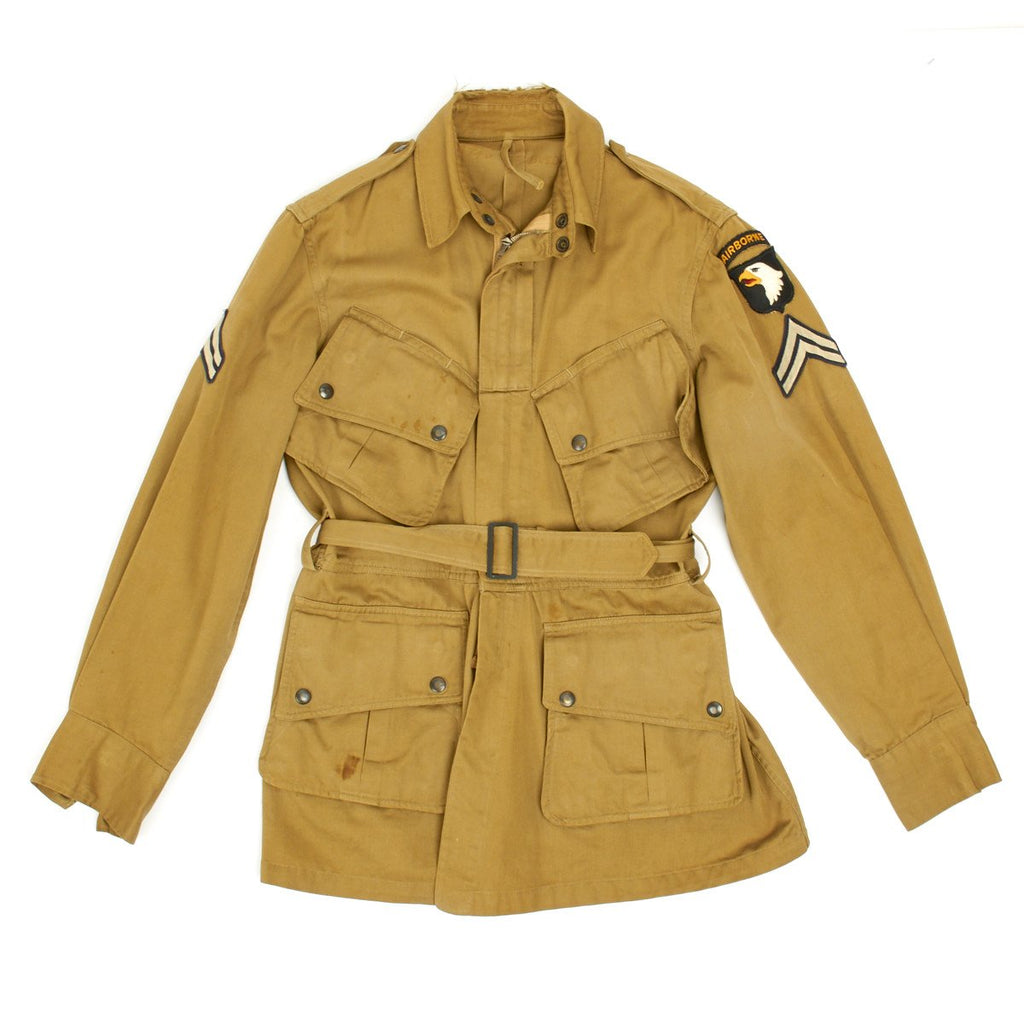 Original U.S. WWII 101st Airborne M1942 Named Paratrooper Uniform ...