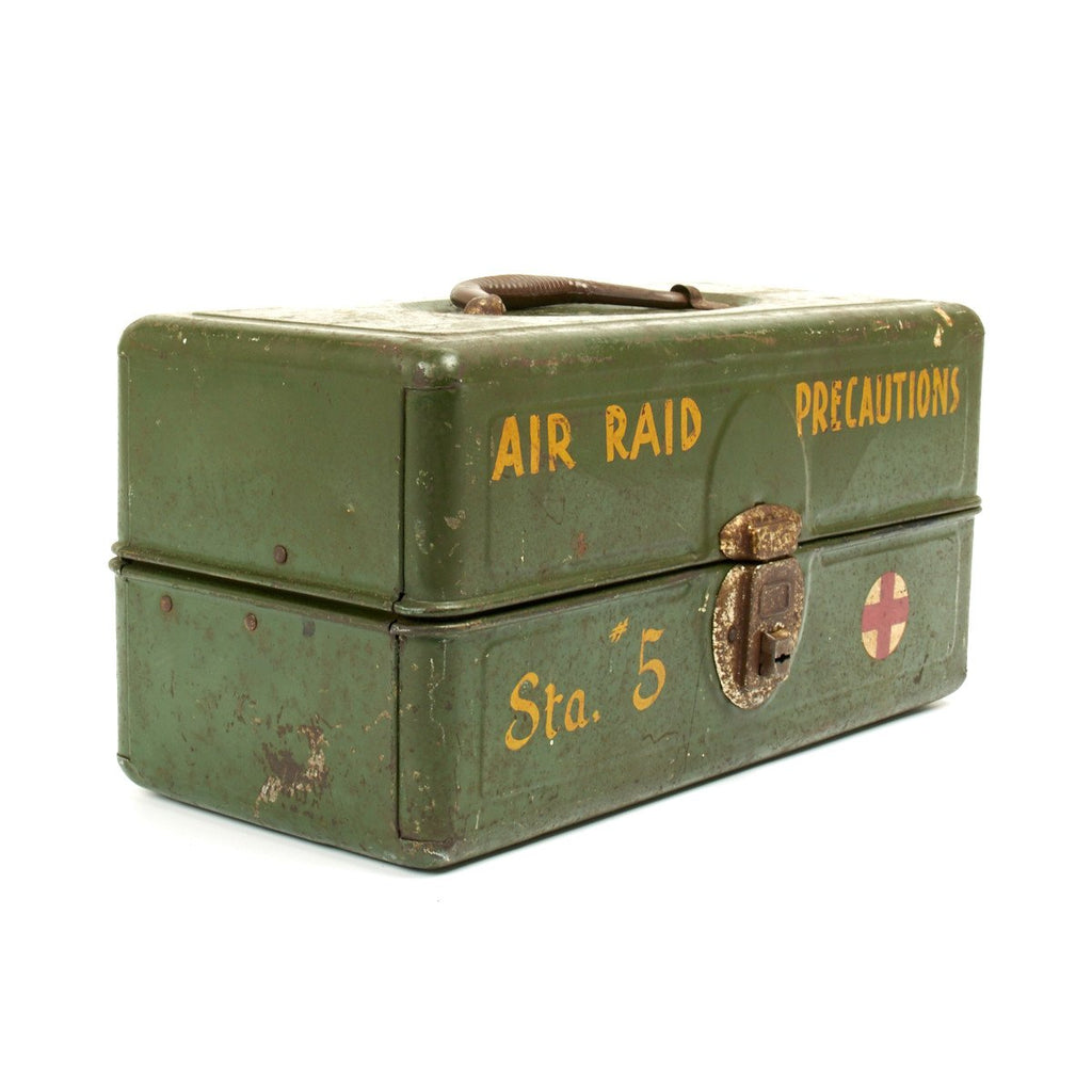 Original British WWII Air Raid Precautions ARP First Aid Tool Box ...