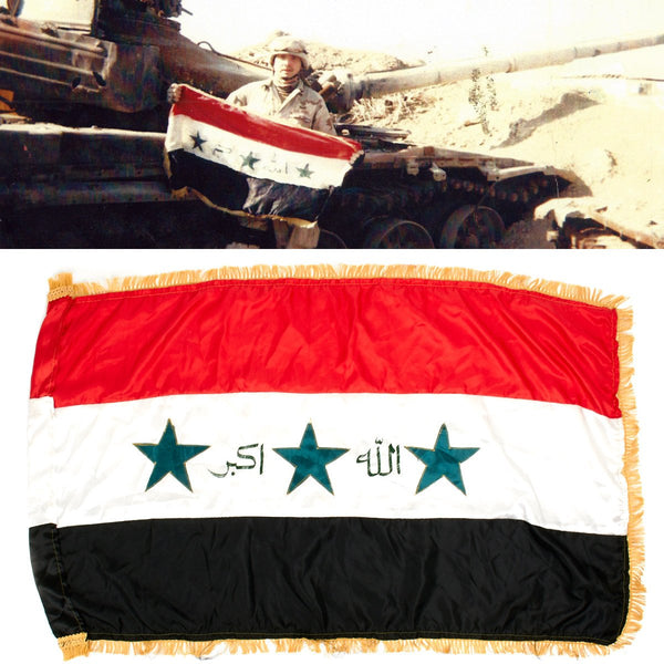 Original Iraqi Battle Flag - Operation Iraqi Freedom Bring Back ...