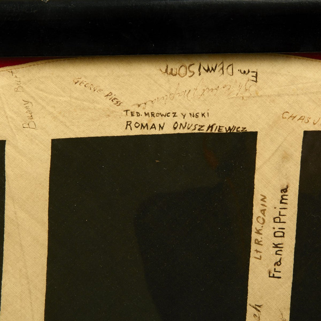 Original German WWII Tank Identification Flag USGI Signed Bring Back ...