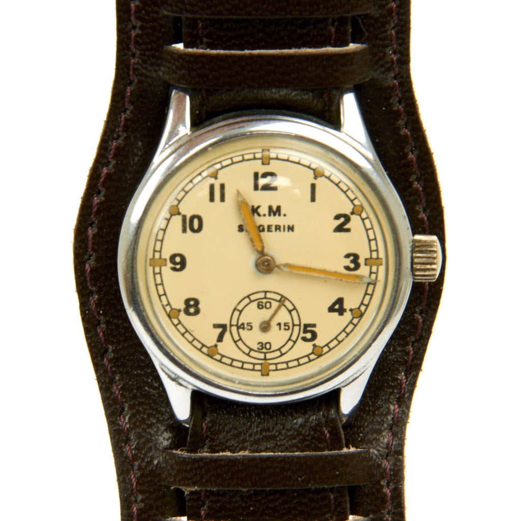 Original German WWII Kriegsmarine K.M. Wrist Watch by Siegerin - Fully ...