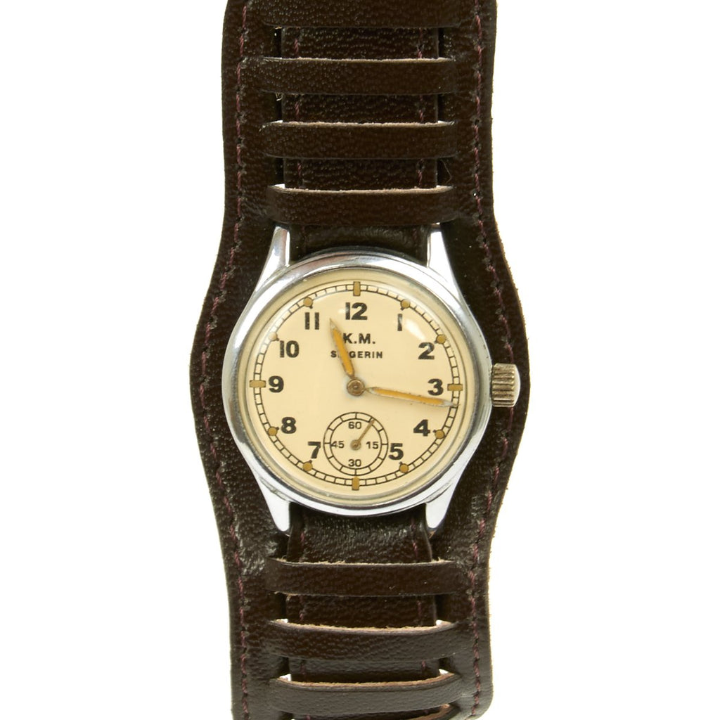 Original German WWII Kriegsmarine K.M. Wrist Watch by Siegerin - Fully ...
