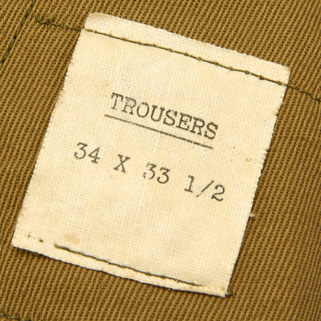 Original U.S. WWII Unissued M1942 Paratrooper Uniform - M42 Jump Jacket ...