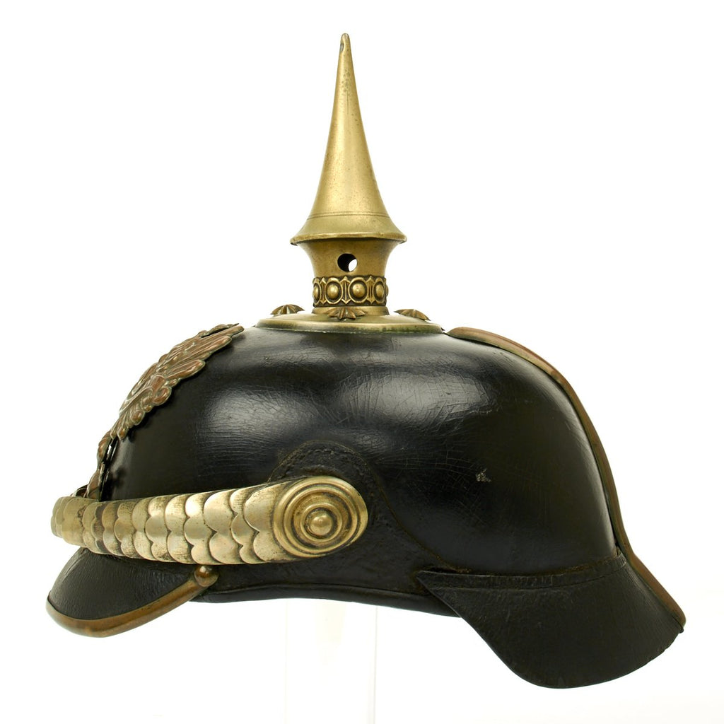 Original WWI Prussian Infantry Officer Pickelhaube Helmet ...