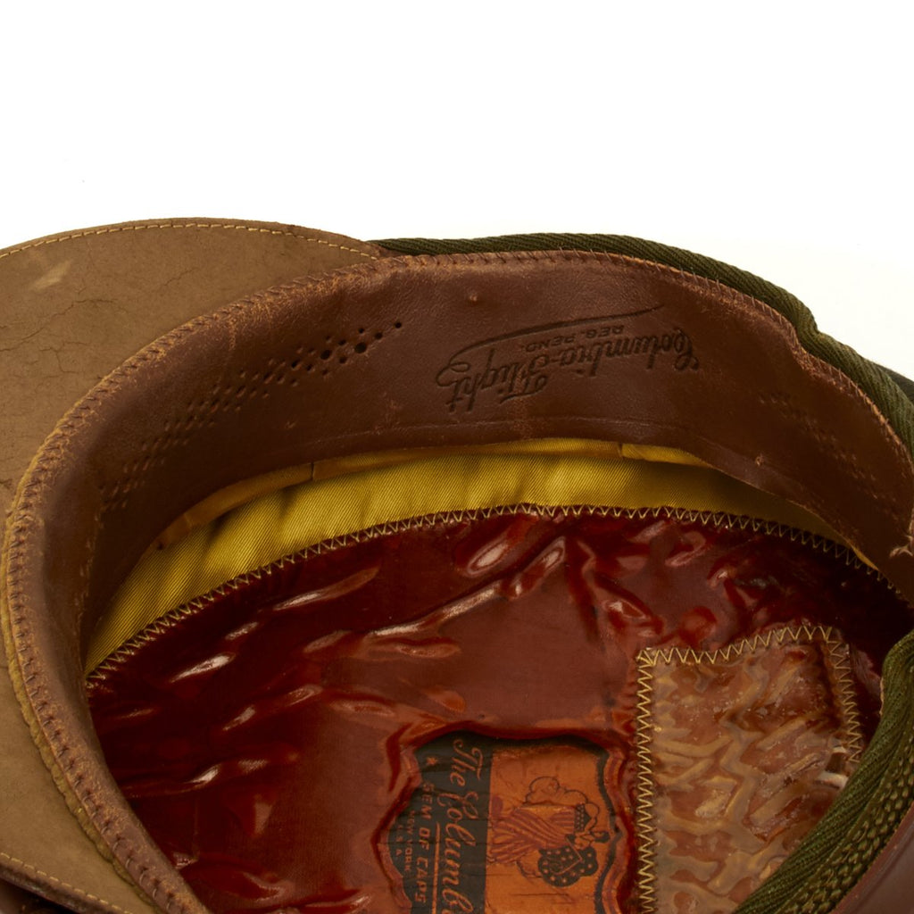 Original U.S. WWII USAAF Named Officer Crush Cap by Columbia Flight ...