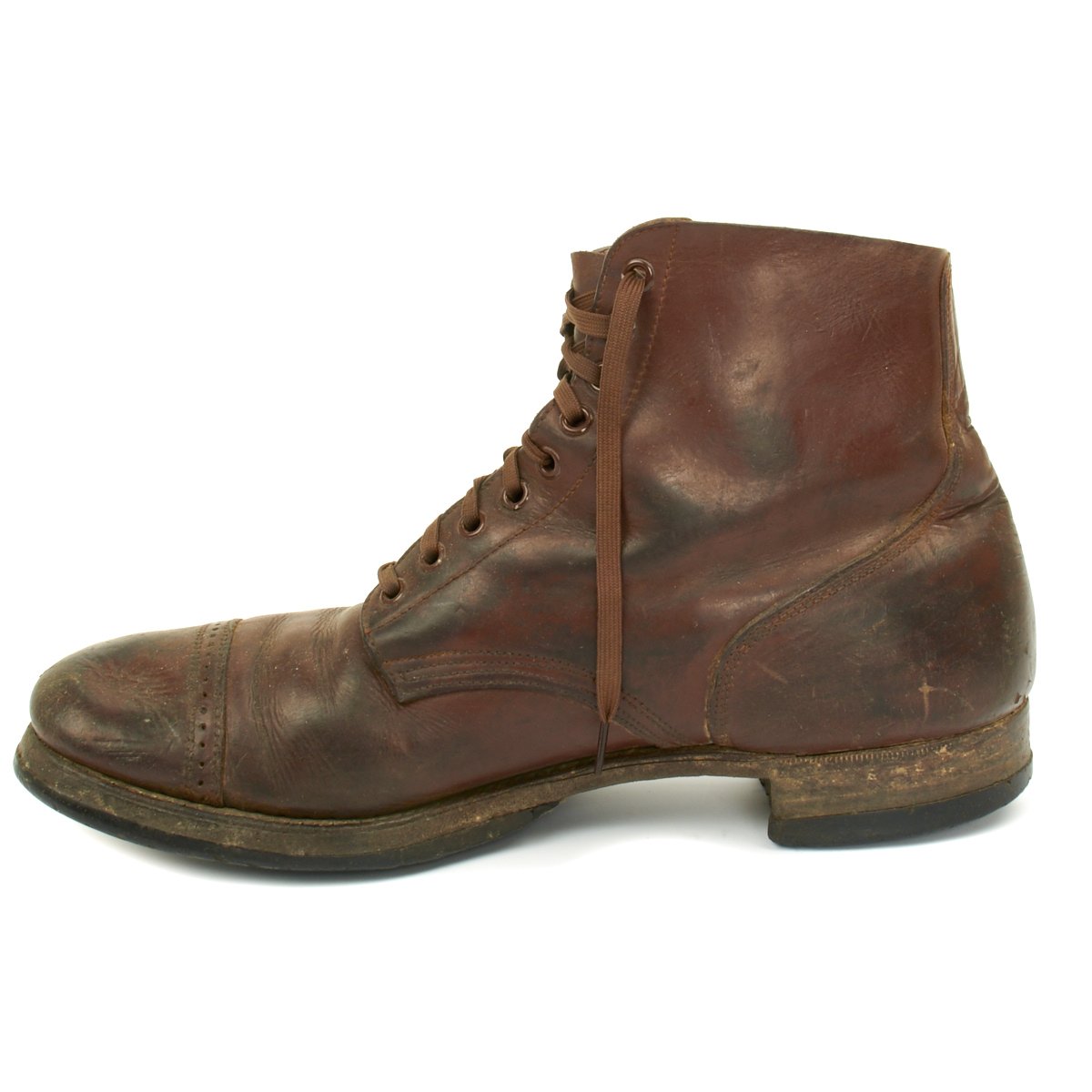 Original U.S. WWII Model 1939 American Service Shoe Low Boot Dated 194 ...