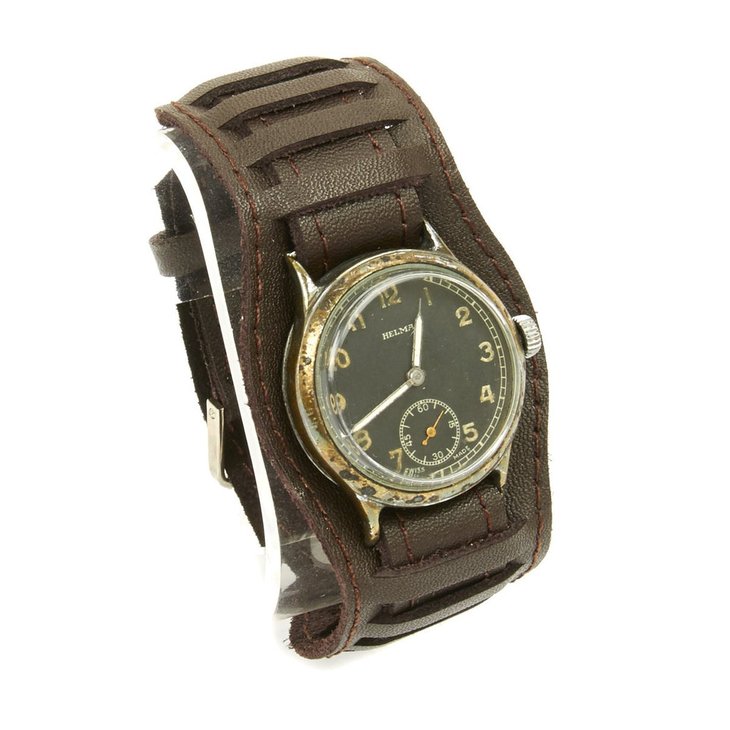 Original German WWII Wehrmacht D-H Watch by Helma - Fully Functional ...