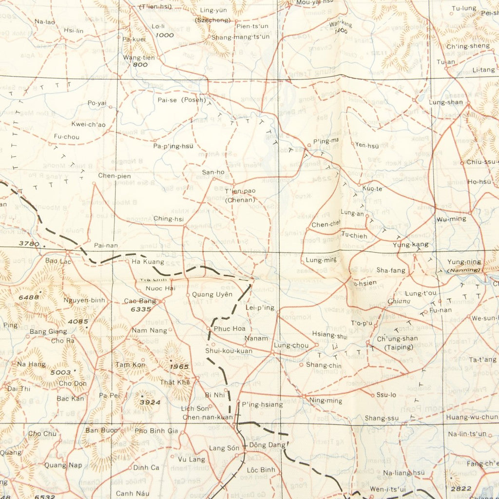 Original U.S. WWII Army Air Force Silk Escape Maps - Asiatic Series No ...