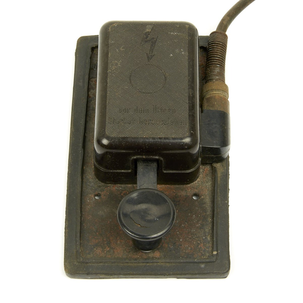 Original German WWII Luftwaffe Signal Corps Model FF33 Field Telephone - T1 Morse Code Key ...