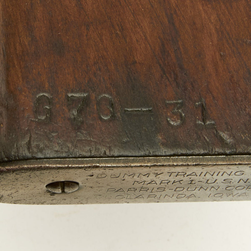 Original U.S. WWII Parris-Dunn 1903 Mark I USN Training Rifle with Web ...