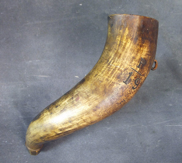 Original 18th Century Military Powder Horn- Marked – International ...