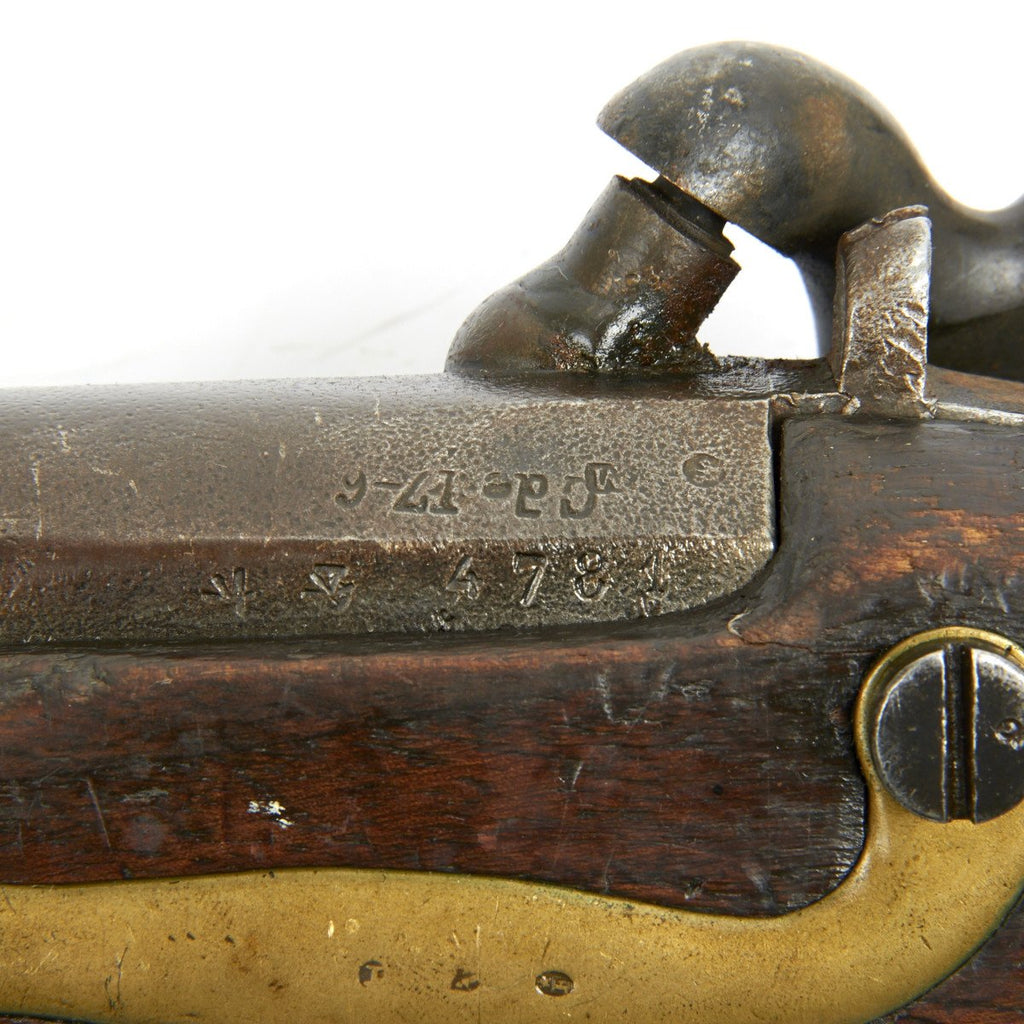 Original French Naval Flintlock Conversion Percussion Carbine ...