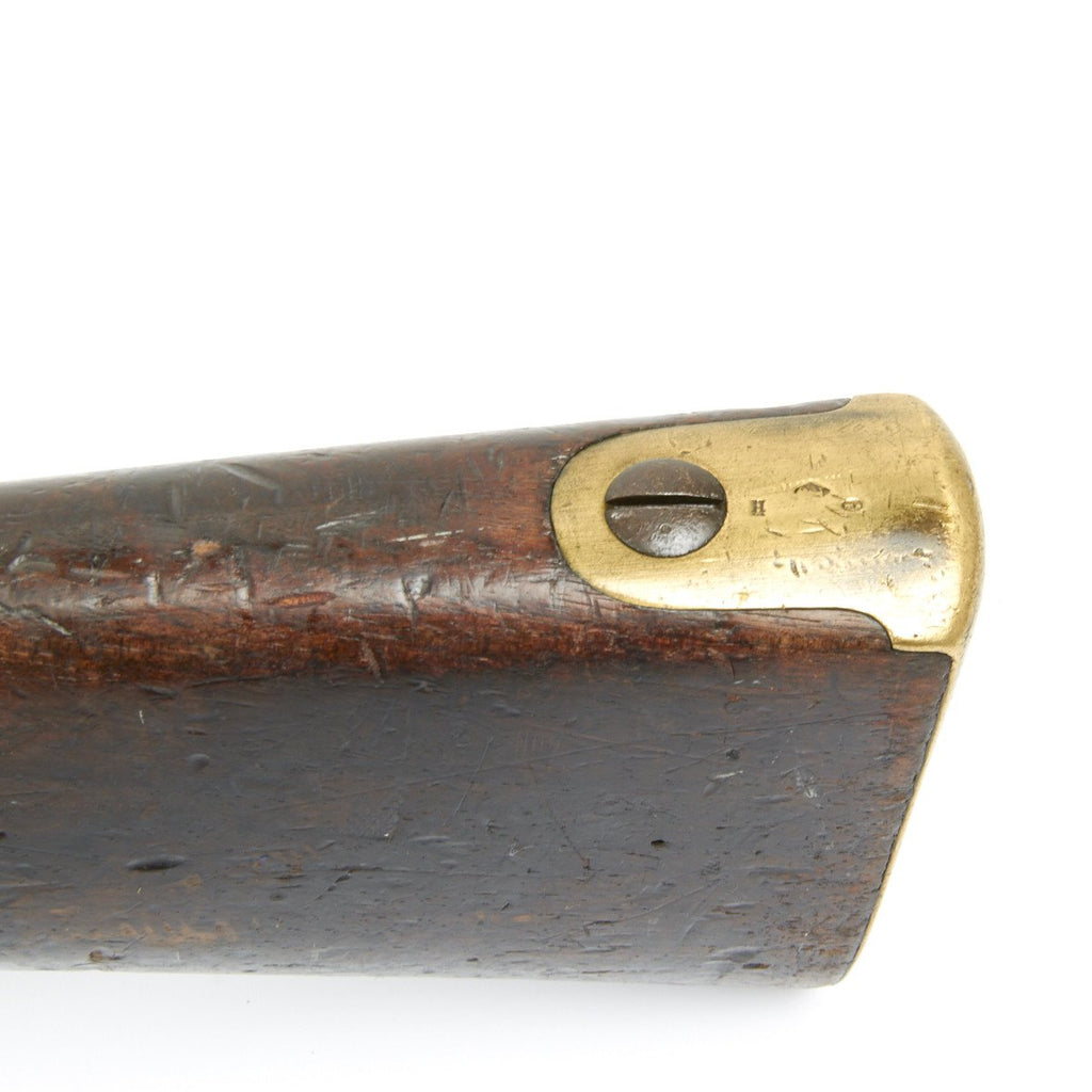 Original French Naval Flintlock Conversion Percussion Carbine ...