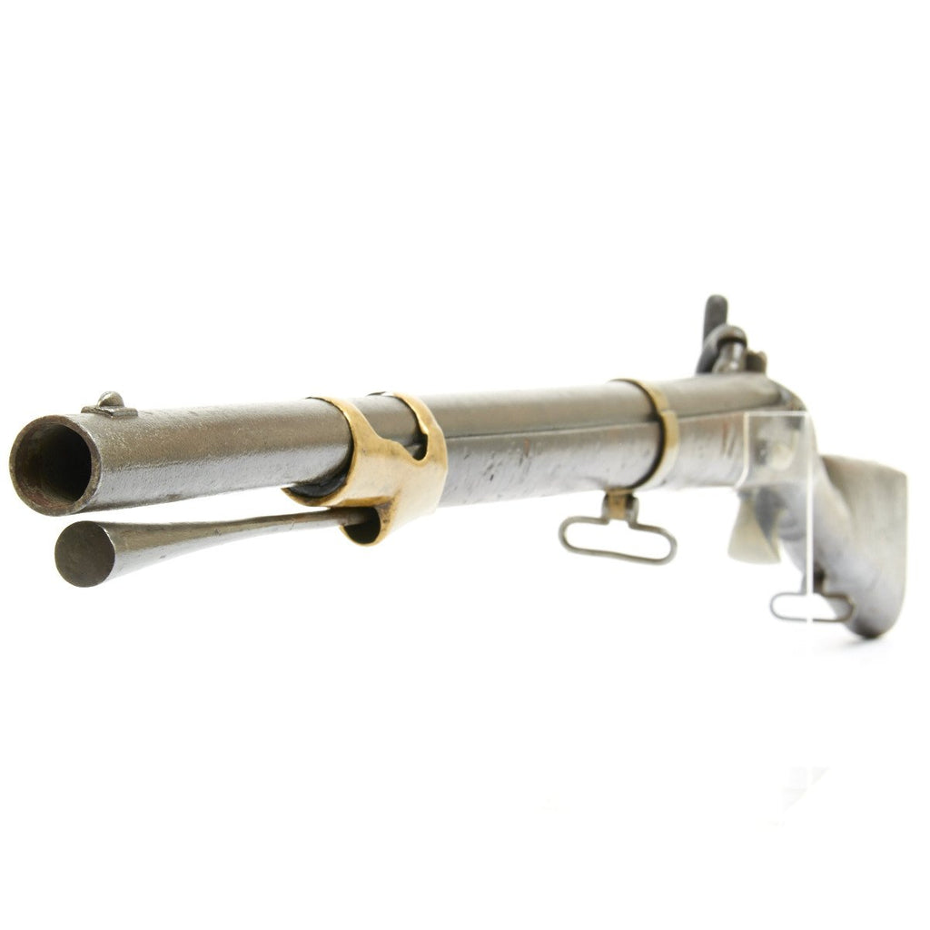 Original French Naval Flintlock Conversion Percussion Carbine ...