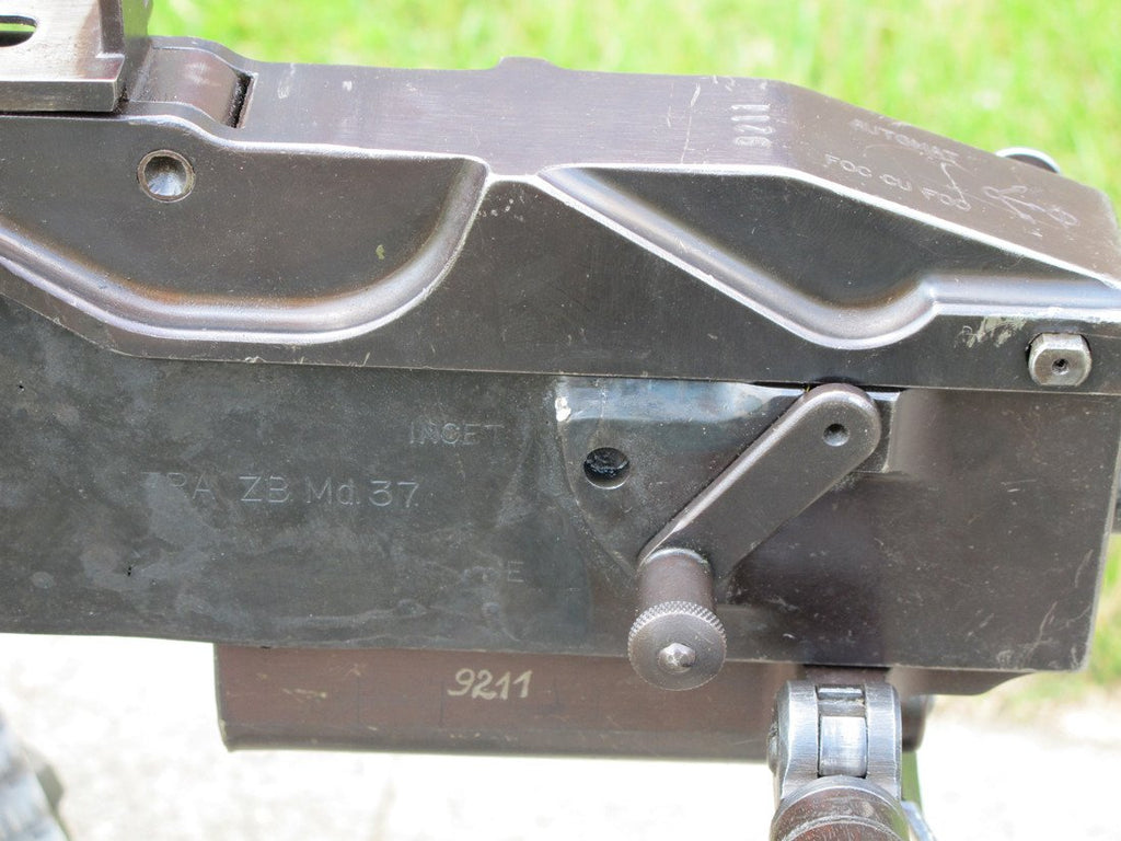 Original German WWII ZB 37(t) Display Machine Gun with Early Lafette ...