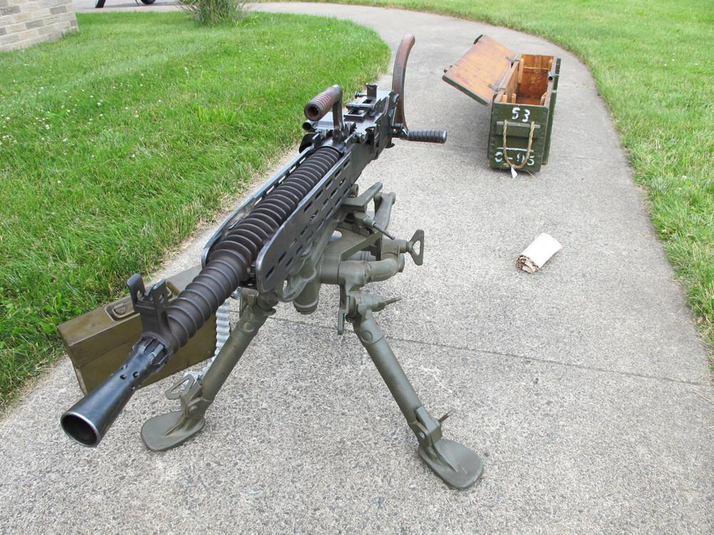 Original German WWII ZB 37(t) Display Machine Gun with Early Lafette ...