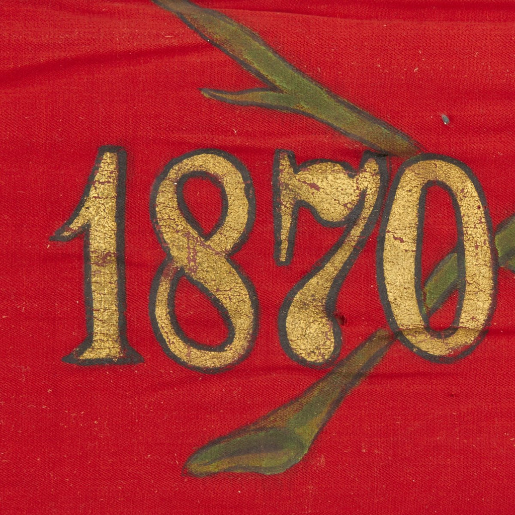 Original Imperial German Franco-Prussian War Veterans Flag and Staff ...