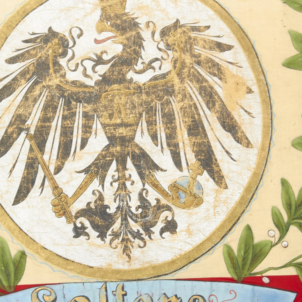 Original Imperial German Franco-Prussian War Veterans Flag and Staff ...