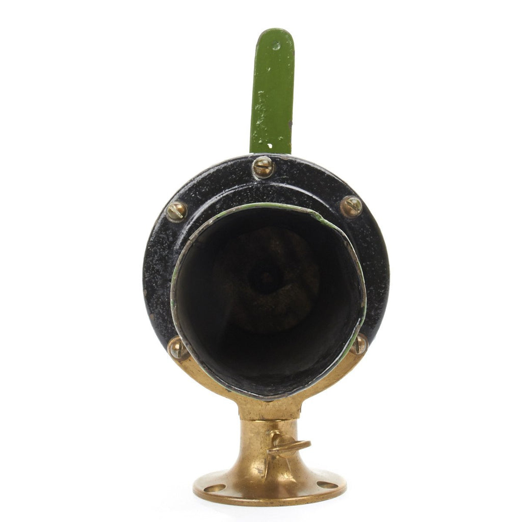 Original WWI British Klaxon Zeppelin Air Raid Alarm Horn with London ...