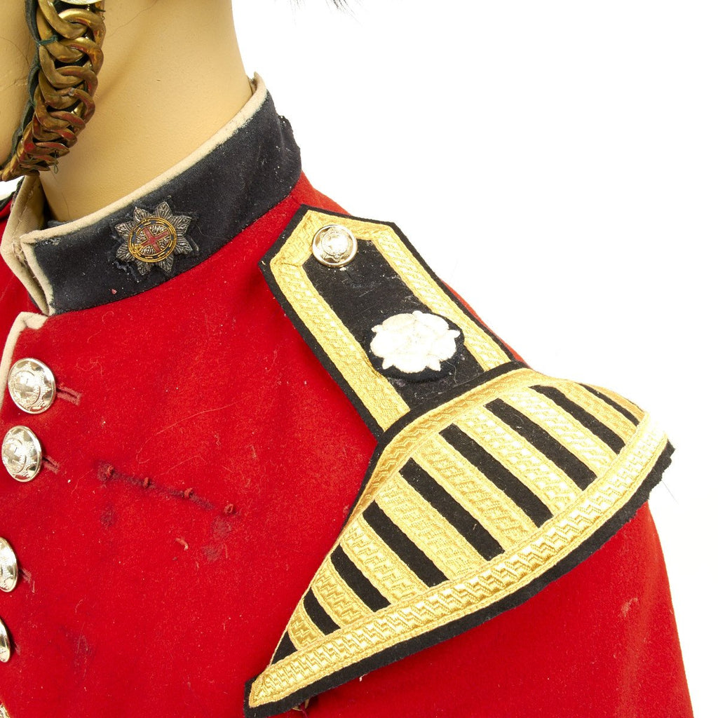 Original British Coldstream Guards Bandsman Uniform Set with Bearskin ...