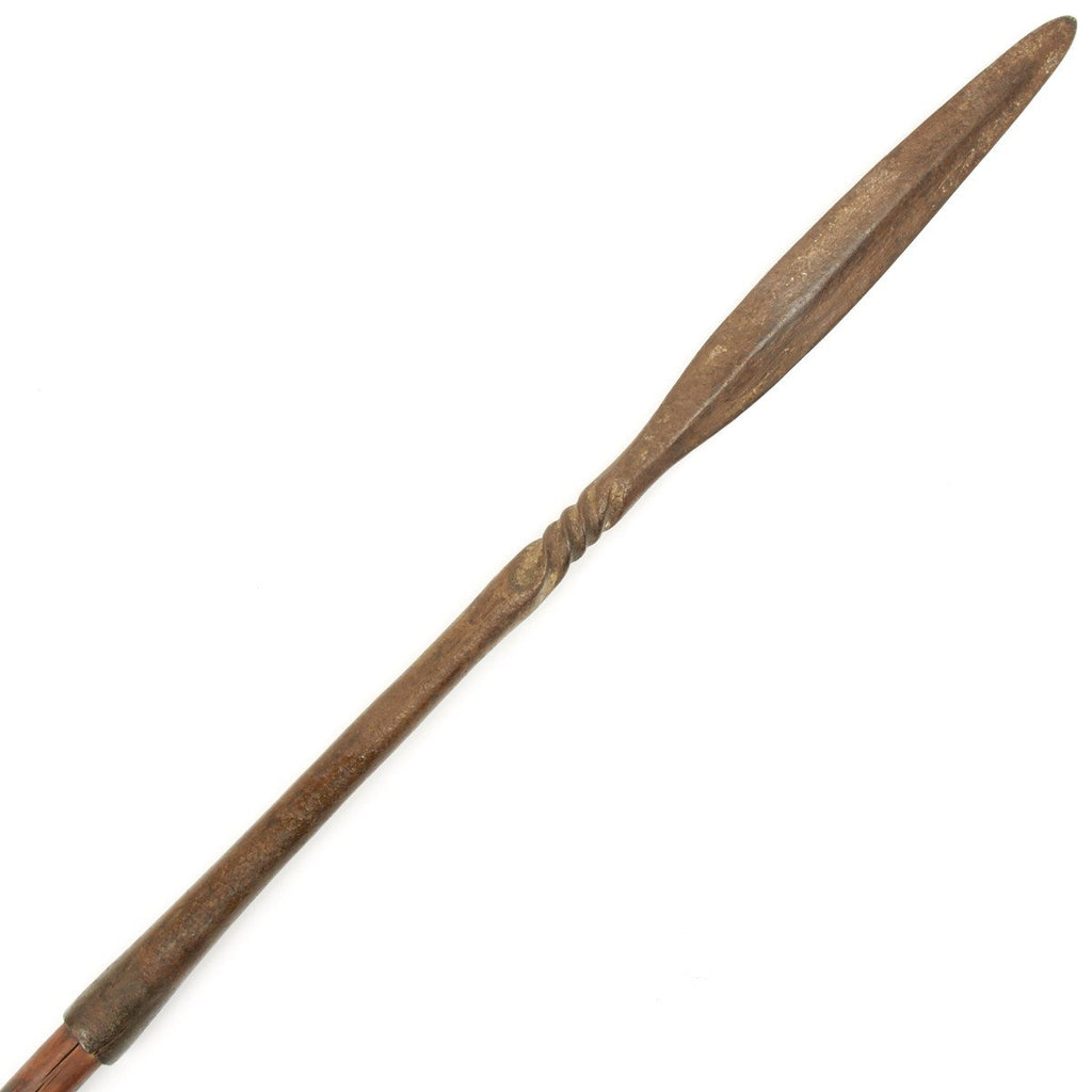 Original Victorian Era Zulu War Iklwa Twisted Neck Spear ...
