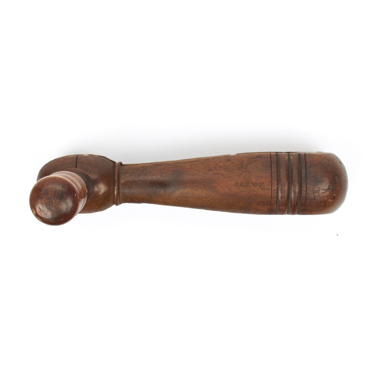 Original British WWI Wood Gas Rattle with Markers Mark- Dated 1916 ...