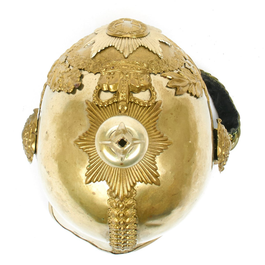 Original British Household Cavalry Life Guard Parade Helmet with White ...