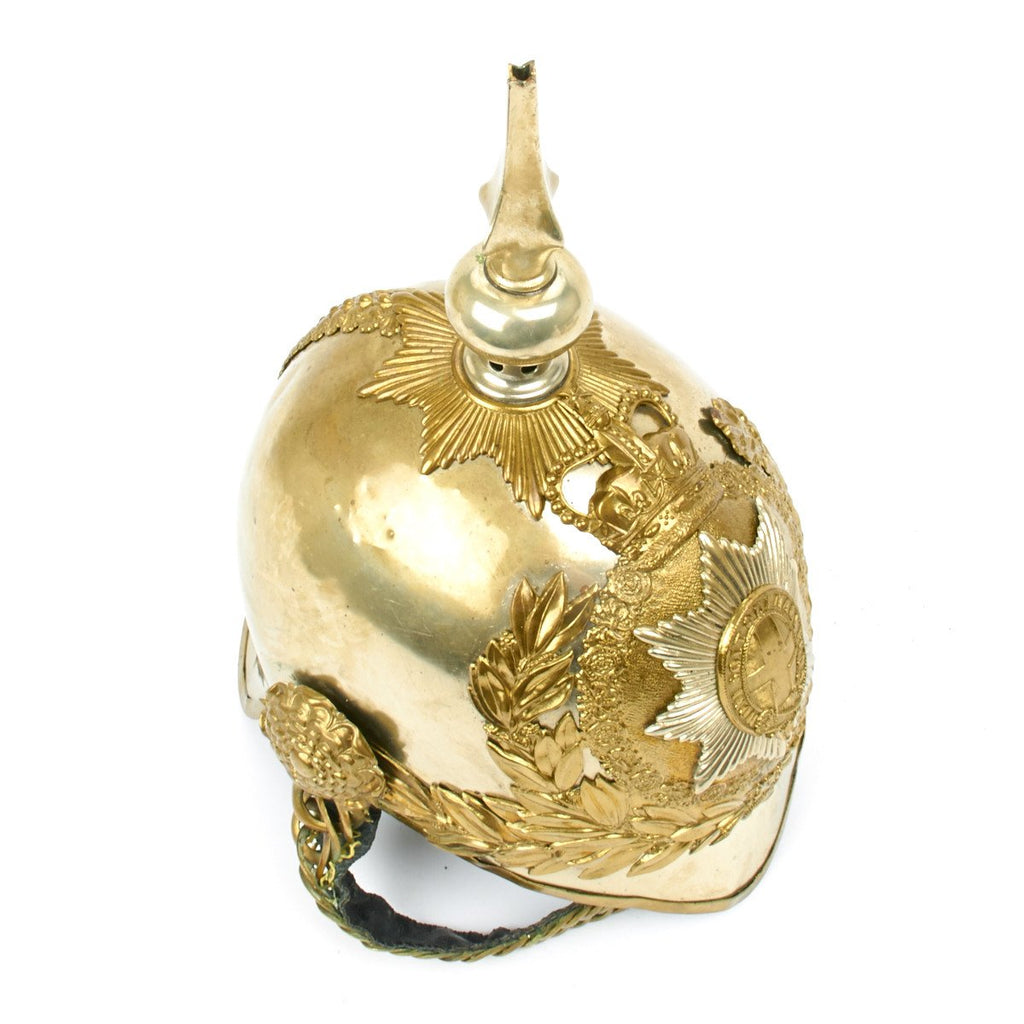 Original British Household Cavalry Life Guard Parade Helmet with White ...