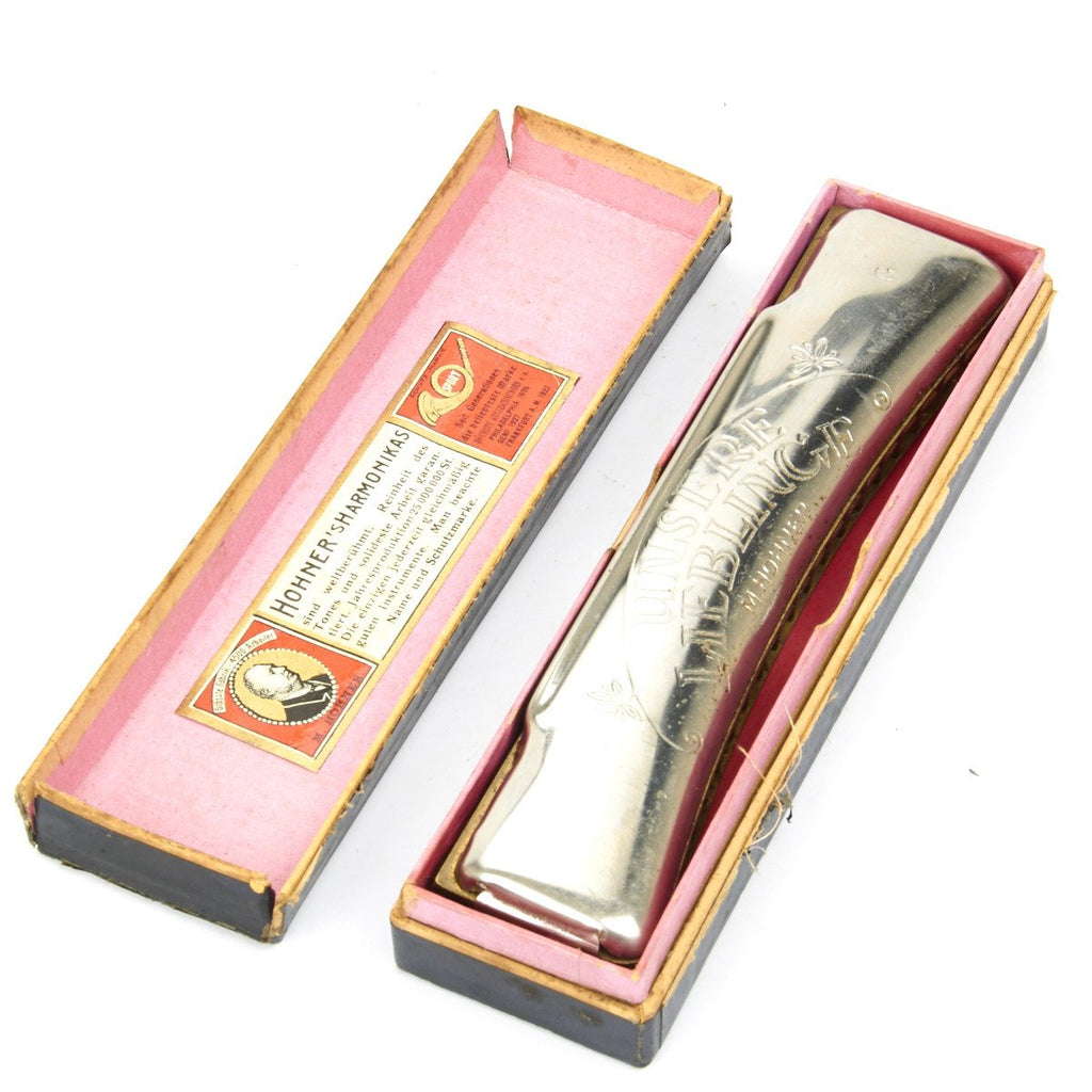 Original German WWII Wehrmacht Issue Harmonica By Hohner Harmonikas ...