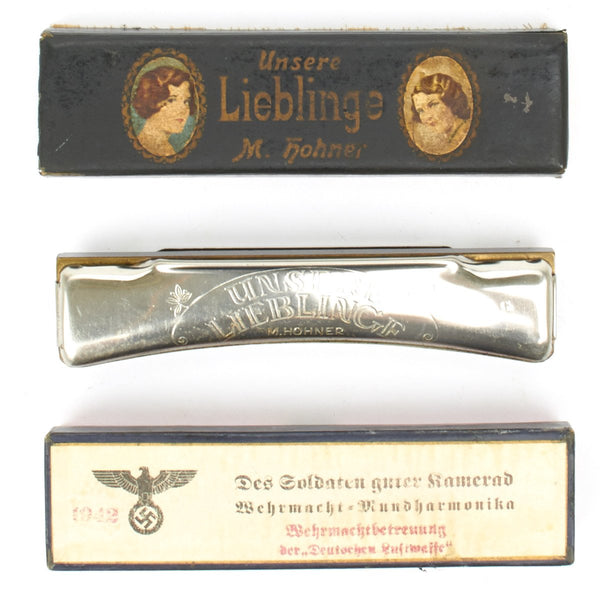 Original German WWII Wehrmacht Issue Harmonica By Hohner Harmonikas ...