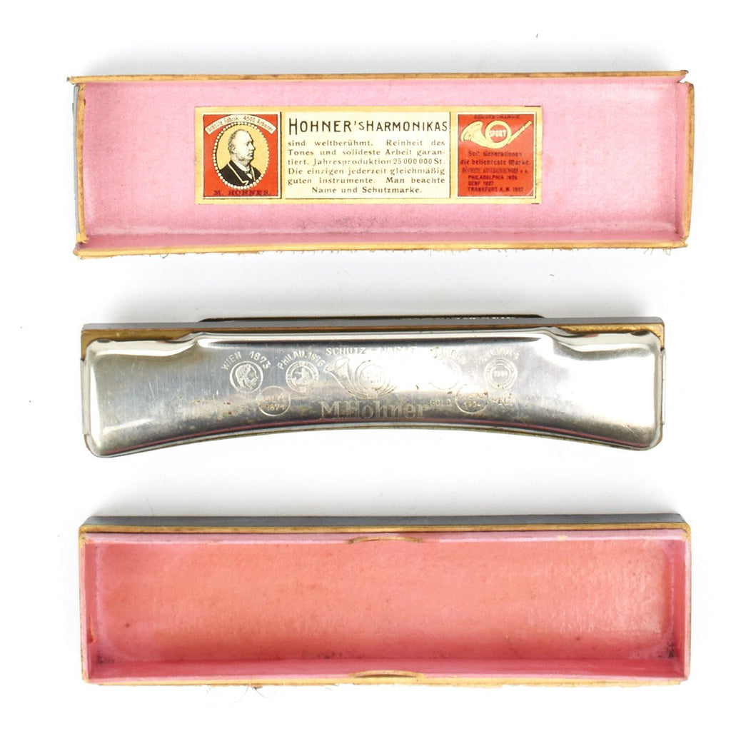 Original German WWII Wehrmacht Issue Harmonica By Hohner Harmonikas ...