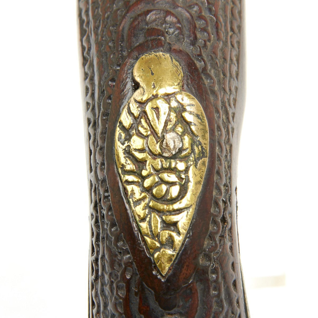 Original Ottoman Empire Flintlock Pistol Gold Inlay British Barrel ...