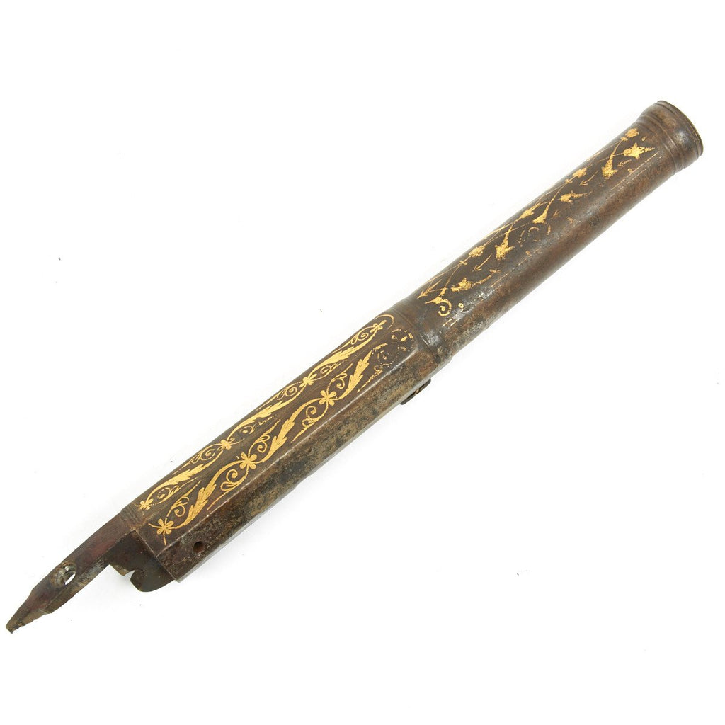Original Ottoman Empire Flintlock Pistol Gold Inlay British Barrel ...