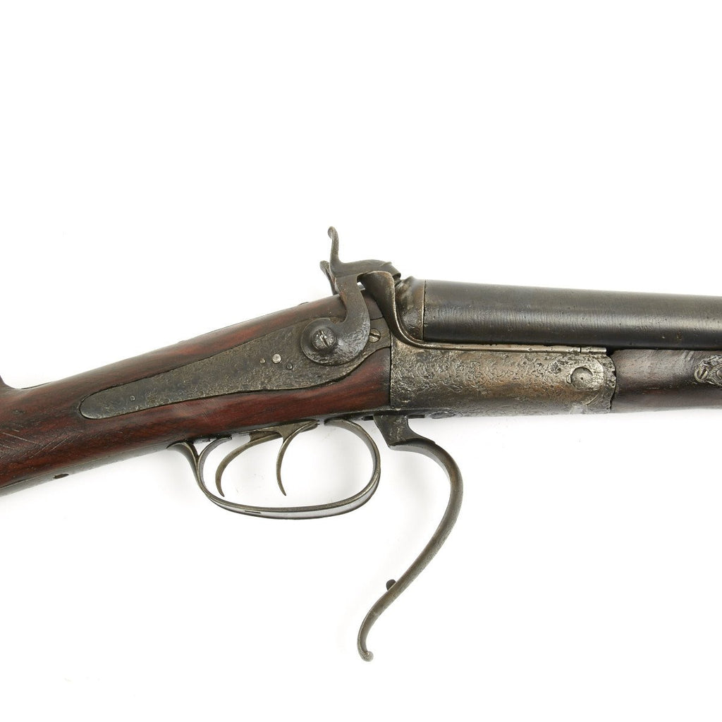Original American Double Barrel Hammer Stage Coach Shotgun- Circa 1875 ...