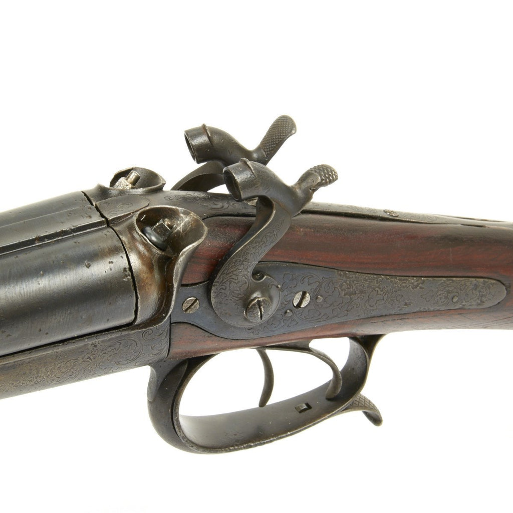 Original American Double Barrel Hammer Stage Coach Shotgun- Circa 1875 ...