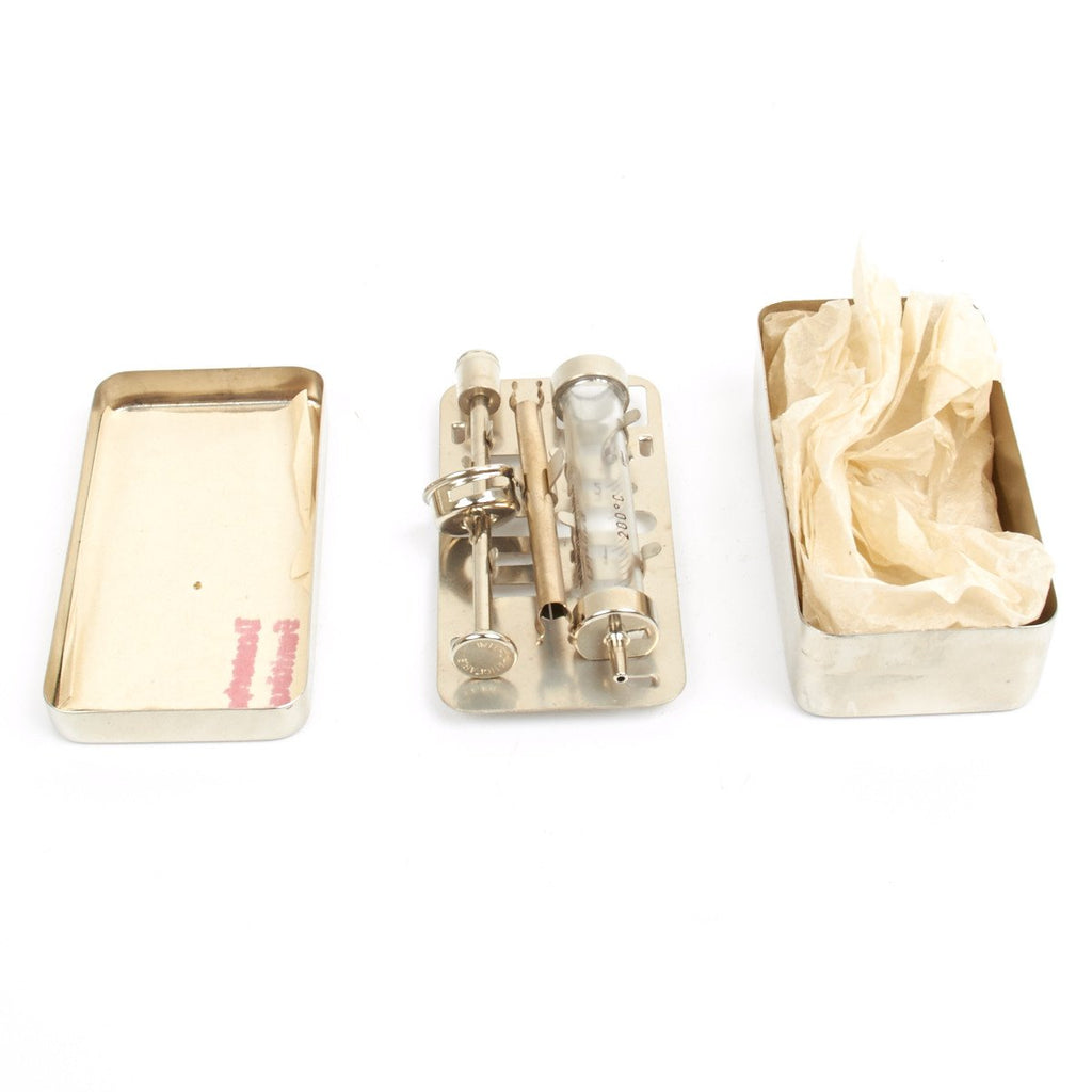 Original German WWII Medical Syringe Set with Instructions - Marked DRK ...
