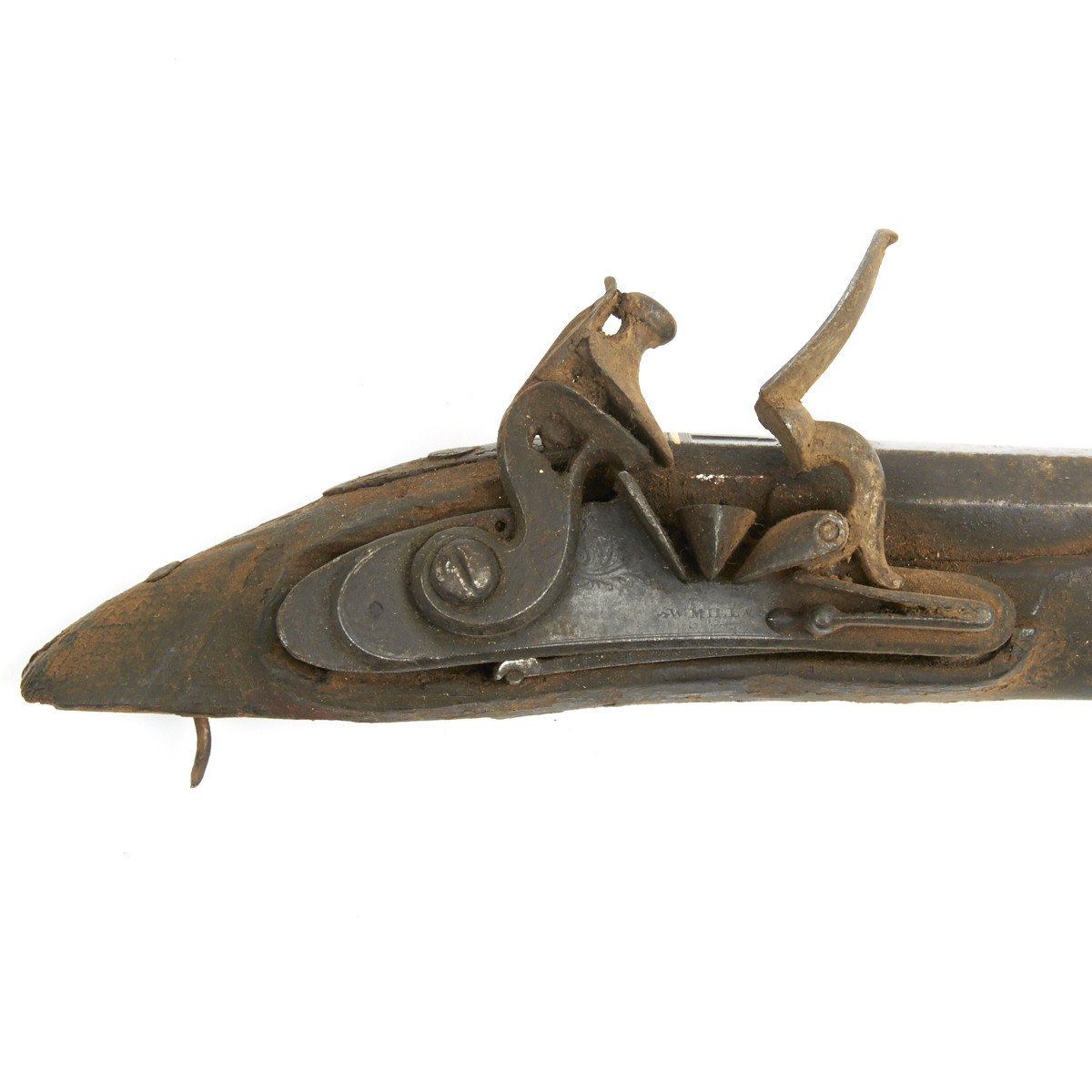 Original British Flintlock Sporting Rifle by W. Mill of London - Circa ...