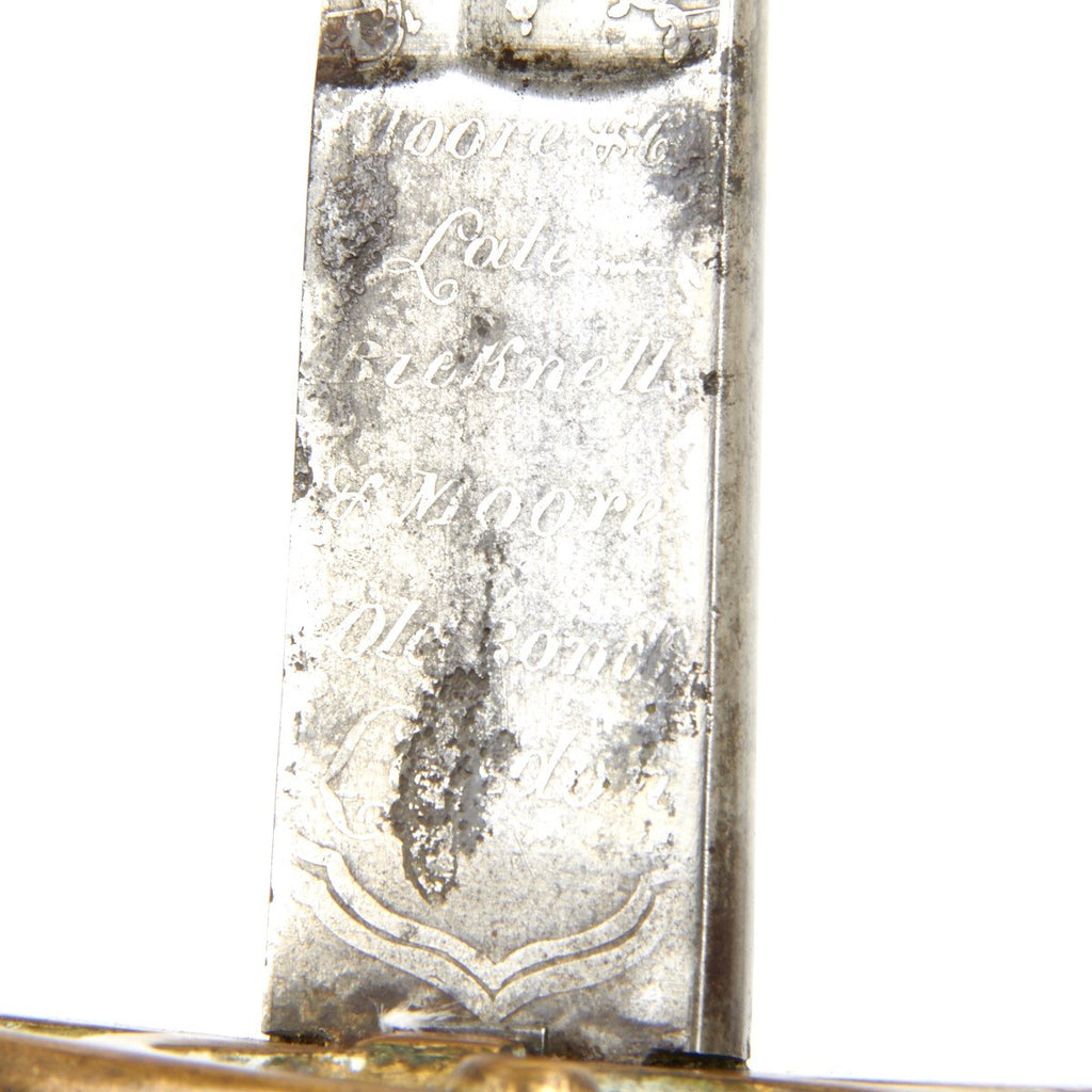 Original British Victorian Court Presentation Sword and Letter of ...