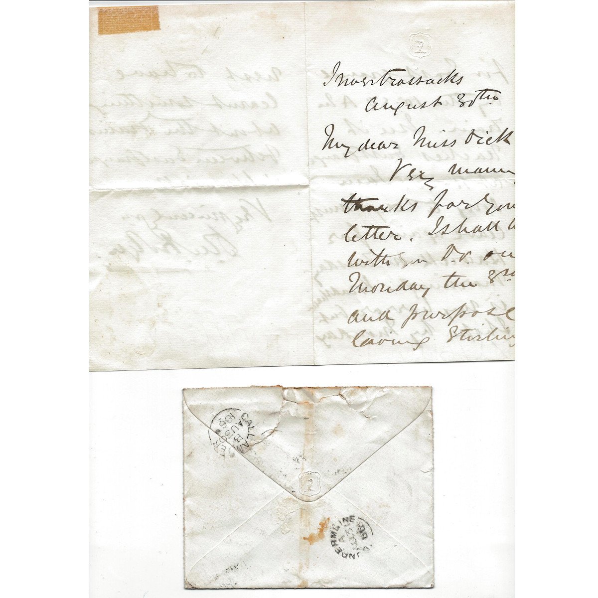 Original British Victorian Court Presentation Sword and Letter of ...