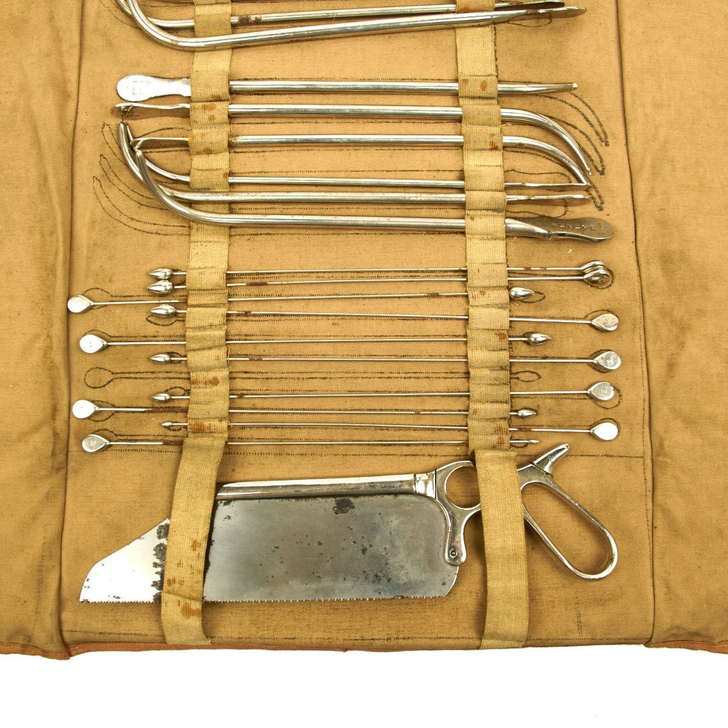 Original U.S. Army WWI Field Surgery Kit Roll - Dated 1917 ...