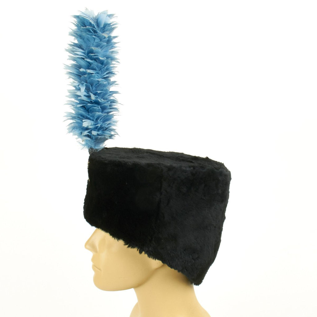 Original British Royal Air Force (RAF) Fur Busby with Blue Feather ...